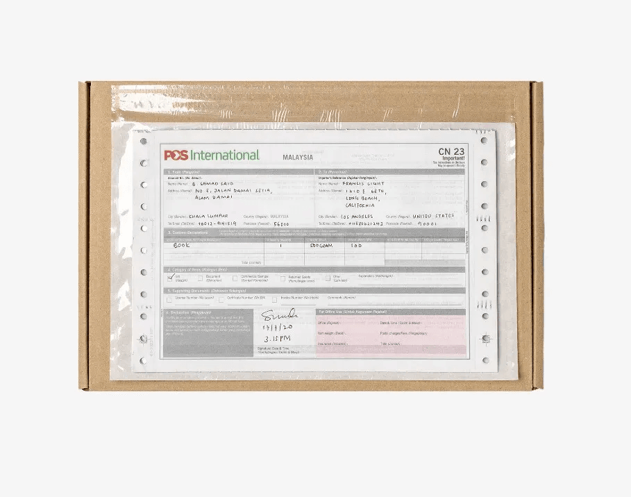 Send Small Packet Parcel Internationally | Pos Malaysia